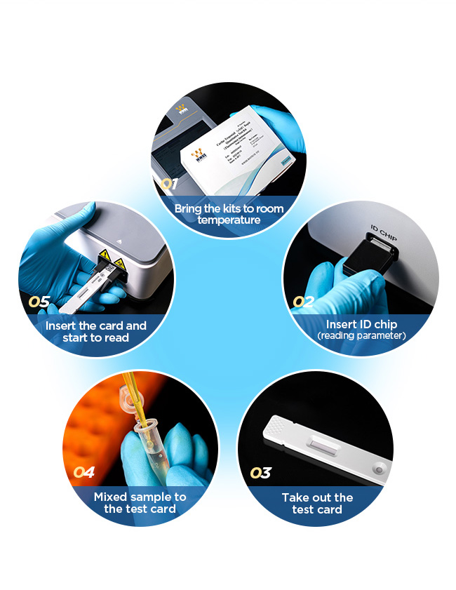 NGAL Rapid Test Kit POCT FIA and Colloidal Gold Blood Diagnostic