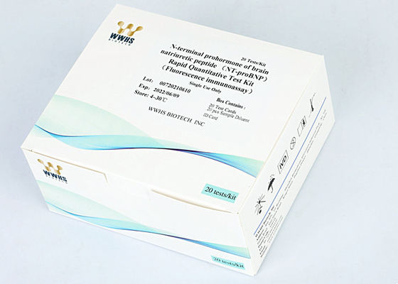 NT-ProBNP Cardiac Testing Kit High Accuracy FIA POCT For Heart Failure ...