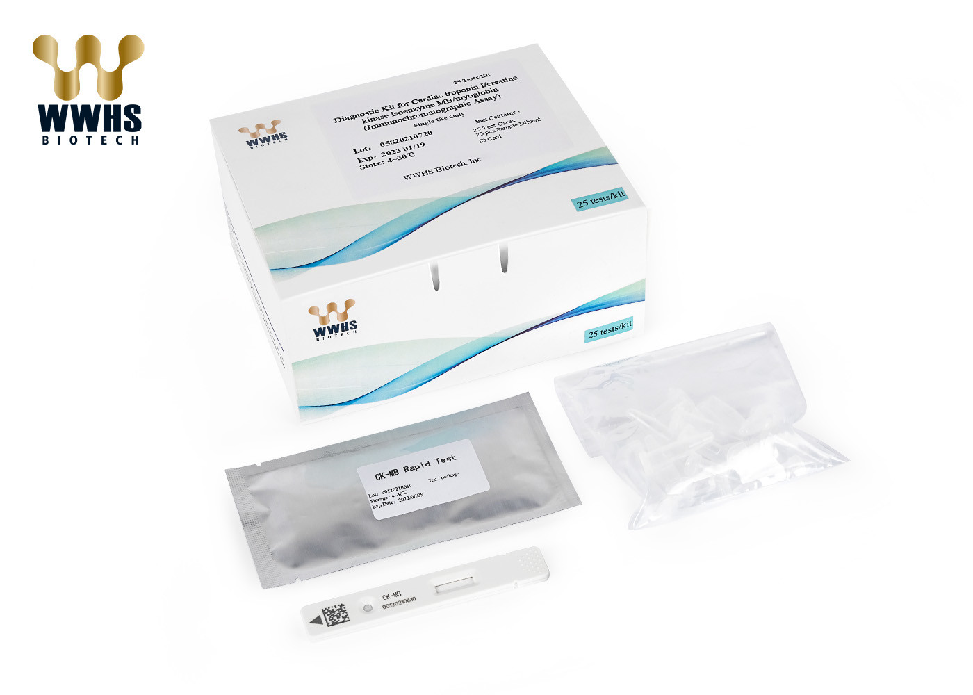 CK-MB Rapid Quantitative Test Kit WWHS FIA POCT Fluorescence Immunoassay