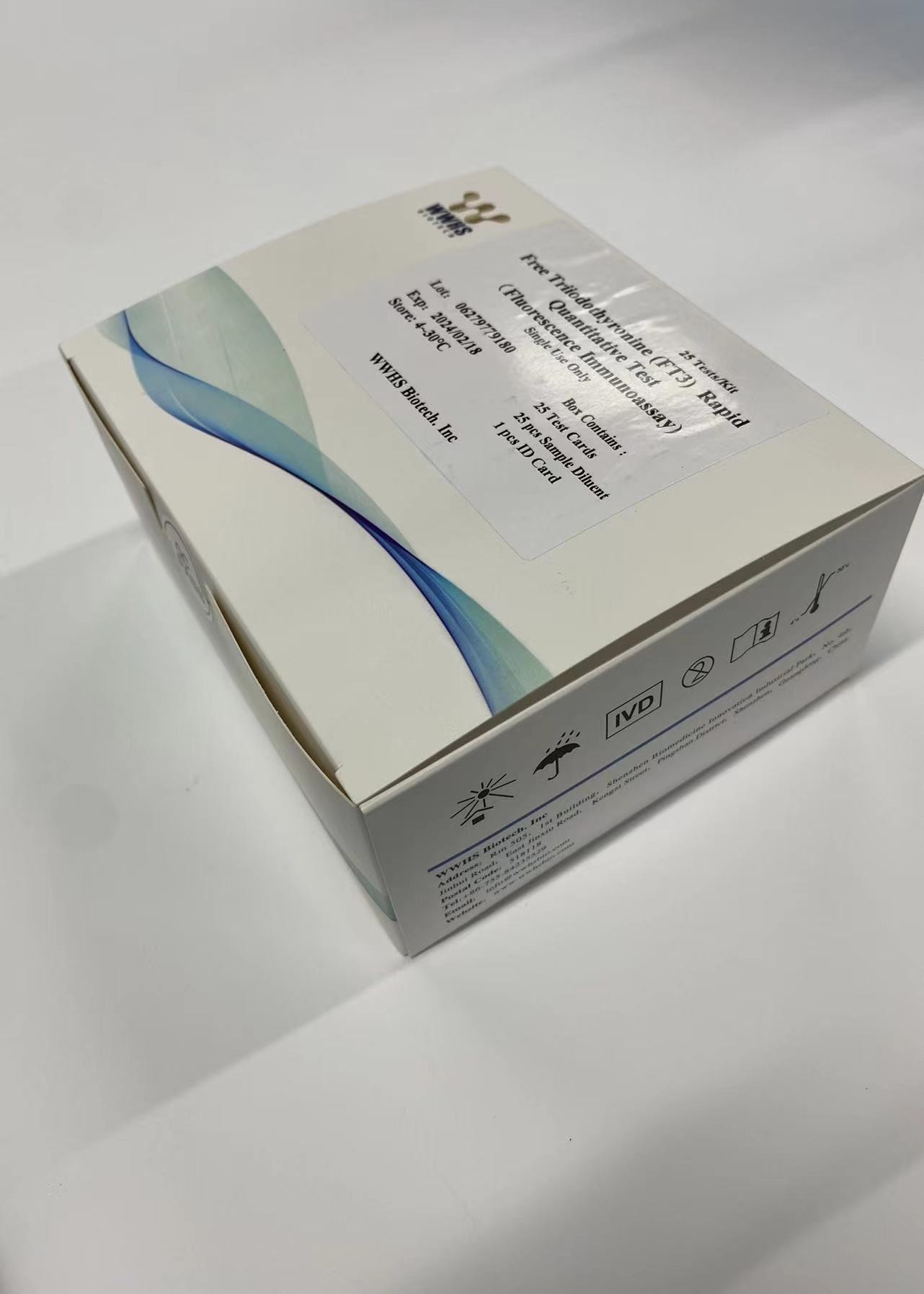 Free Triiodothyronine Ft3 Rapid Quantitative Test Kit By Wwhs