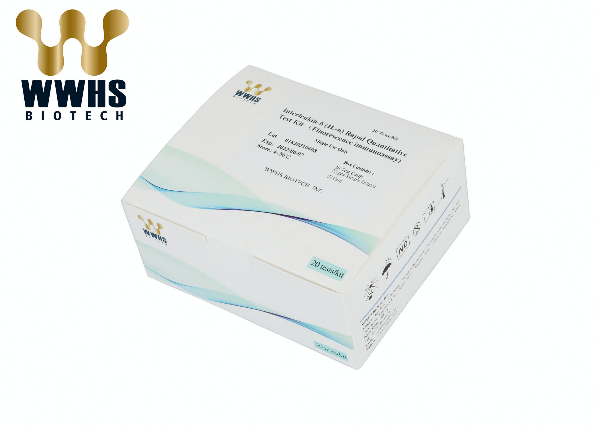 IL-6 Rapid Test Kit IFA IVD CE FDA Medical Supply One Step PCR Antigen ...