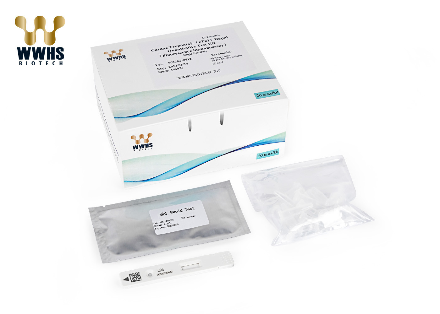 Troponin I POCT FIA And Colloidal Gold Rapid Diagnostic Test Kits